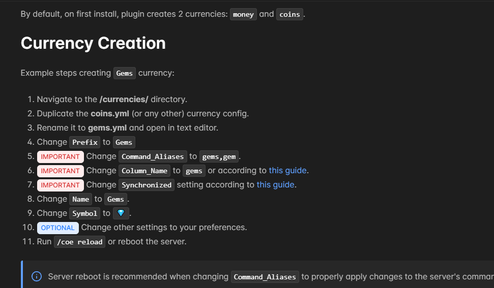 Spigot - CoinsEngine ⭐ Economy and Custom Currencies | Page 14 | SpigotMC - High Performance ...