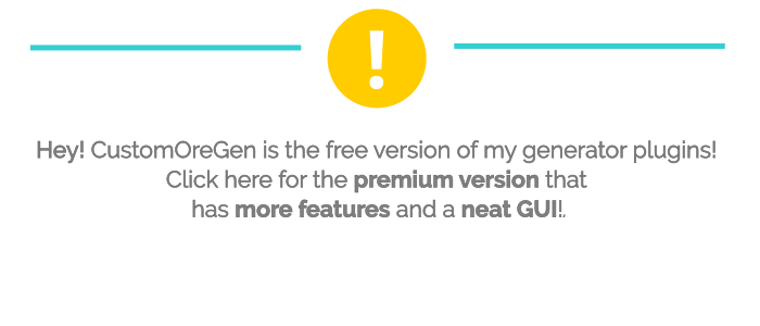 CustomOreGen | SpigotMC - High Performance Minecraft Software