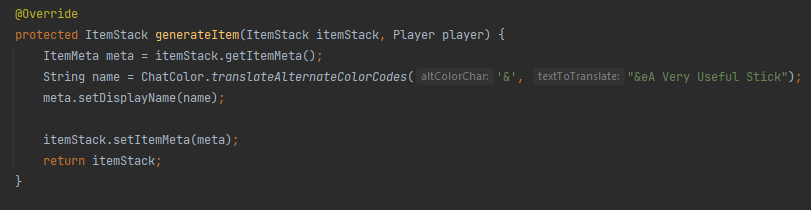 Resource - Custom Items Made Simple - Code Guide | SpigotMC - High Performance Minecraft Software