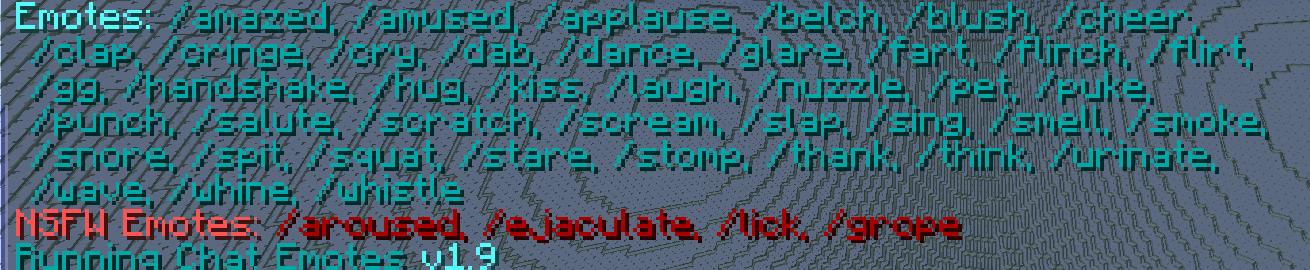 [COMPLETE] Simple Chat Emotes - /wave, /kiss, /dance, /smoke, and many ...