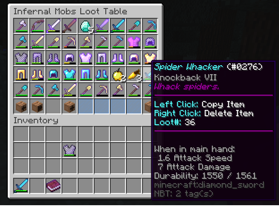 Infernal Mobs GUI | SpigotMC - High Performance Minecraft Software