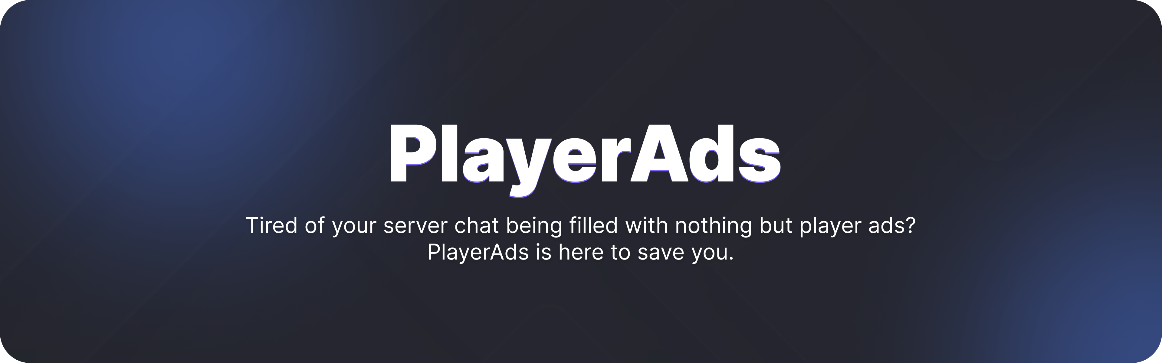 PlayerAds | Player Advertisements Plugin | SpigotMC - High Performance ...