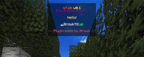 qTab | SpigotMC - High Performance Minecraft Community