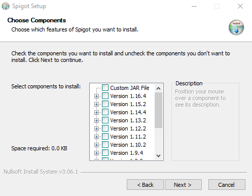 Graphical Spigot Installer for Windows | SpigotMC - High Performance ...