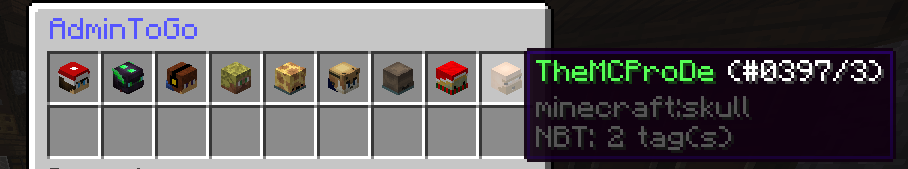 AdminToGo - Fully adjustable admin GUI! [UUID Support!] | SpigotMC ...