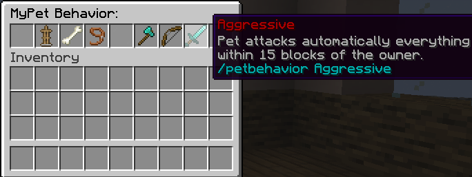 MyPetGUI Menu - MyPet Addon | SpigotMC - High Performance Minecraft Community