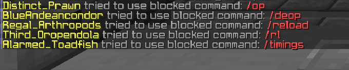 CommandBlockerBungee [1.8 - 1.21] | SpigotMC - High Performance Minecraft Community