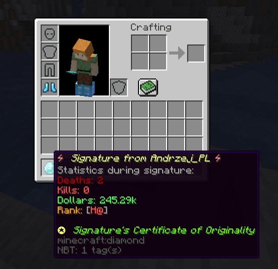 ASignItem -Sign your item in hand! (PLUGIN NA PODPIS W MINECRAFT ...