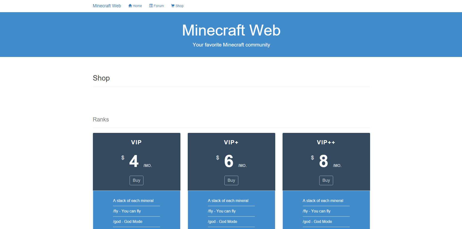 [WEB] Minecraft Web | SpigotMC - High Performance Minecraft Software