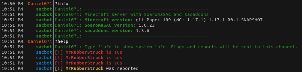 sacaddons | SpigotMC - High Performance Minecraft Community