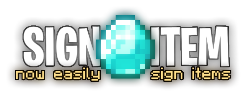 SignItem | SpigotMC - High Performance Minecraft Software