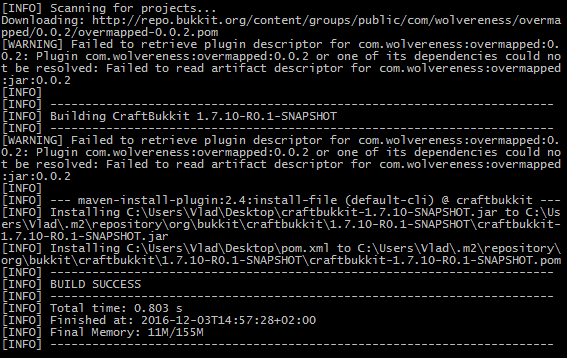 Solved - Adding CraftBukkit 1.7.10 as a dependency in maven | SpigotMC - High Performance ...