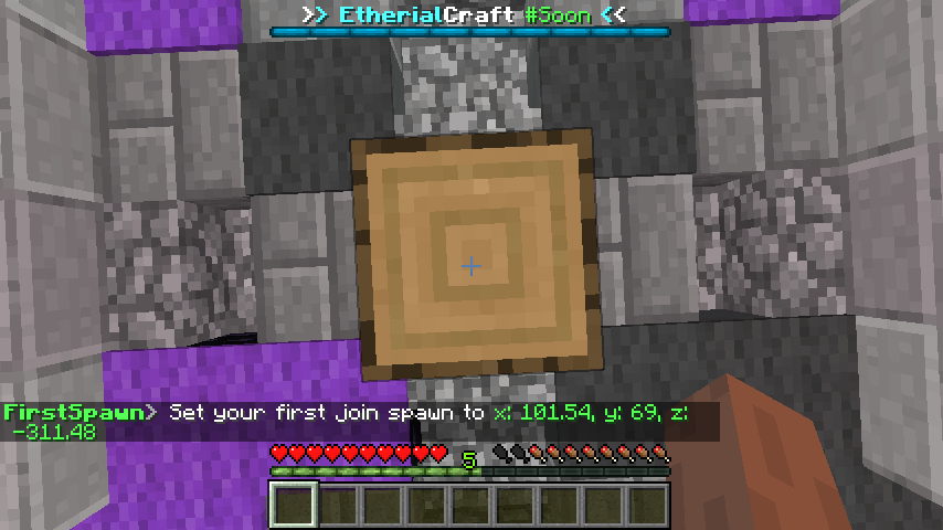 First Join Spawn | SpigotMC - High Performance Minecraft Software