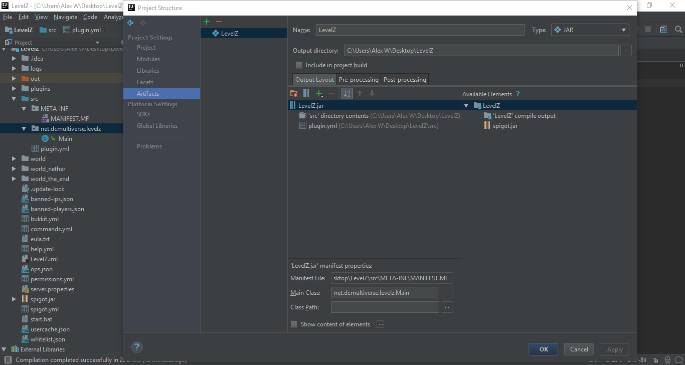 Solved - [IntelliJ] Error Loading. | SpigotMC - High Performance Minecraft Community