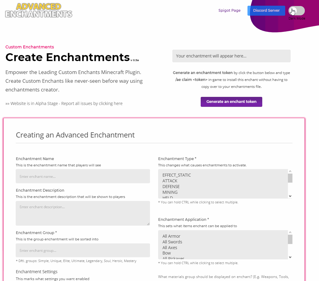 1.17 - 1.21.8 ⭕ AdvancedEnchantments ⭐ 500+ Custom Enchants ⭐Create Custom Enchantments ...