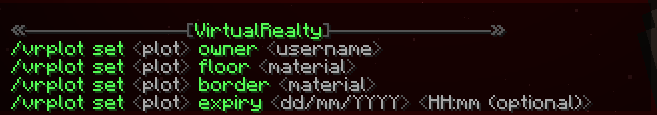 Virtual Realty-Plot Management | SpigotMC - High Performance Minecraft Software