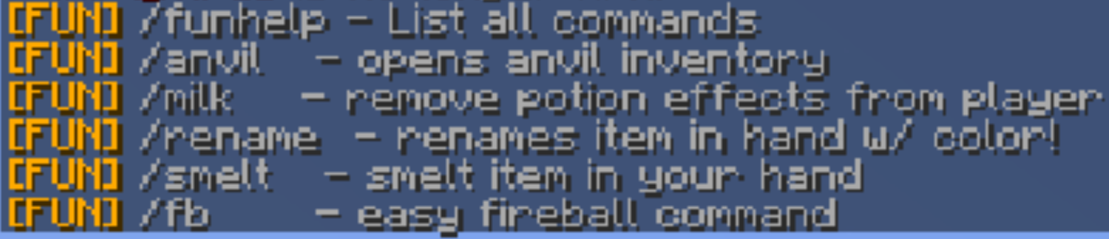 FunCommands | SpigotMC - High Performance Minecraft Community