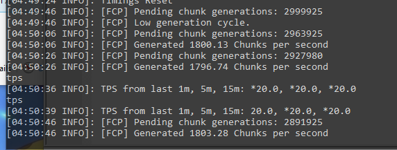 Spigot - Fast Chunk Pregenerator | SpigotMC - High Performance ...