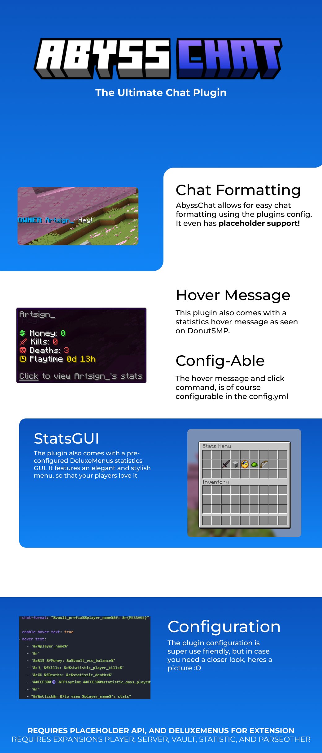 AbyssChat | SpigotMC - High Performance Minecraft Software