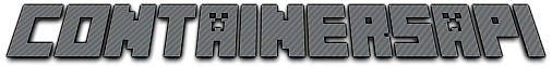 ContainersAPI | SpigotMC - High Performance Minecraft Community