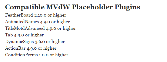 PlaceholderAPI - Updates | SpigotMC - High Performance Minecraft Community
