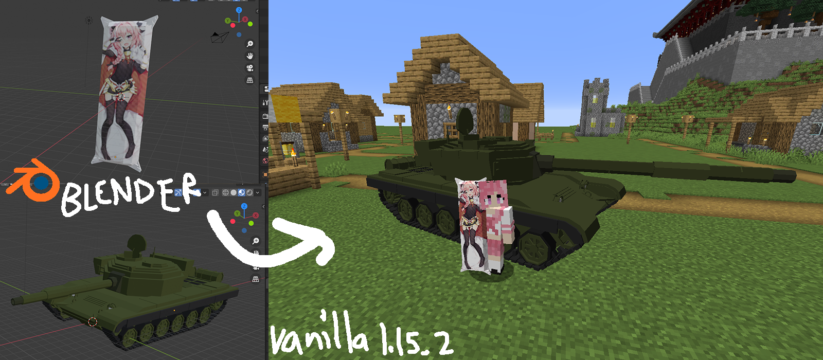 Blender Minecraft .json Model Import/Export | SpigotMC - High ...