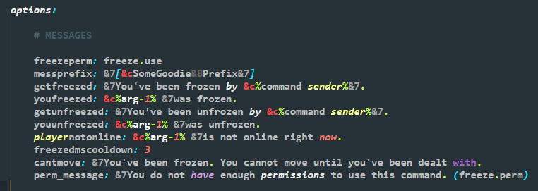 Freeze - Skript | SpigotMC - High Performance Minecraft Community