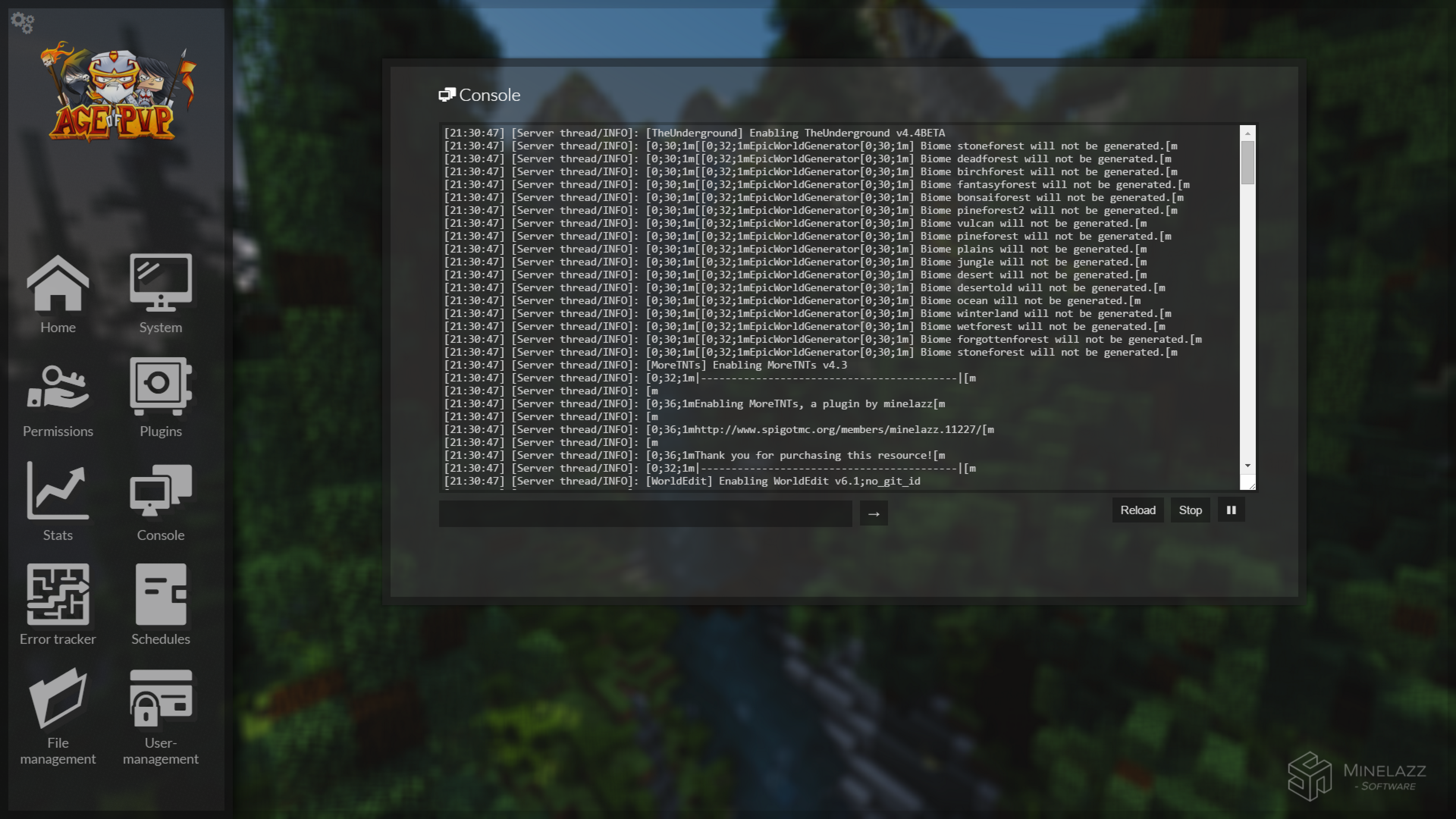 Looking for inputs on my new control panel | Page 5 | SpigotMC - High ...