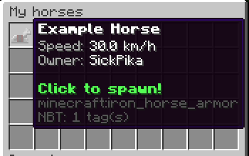 PocketHorses [1.13-1.20] | Create your own horses | In-game editor, ModelEngine, MySQL and more ...