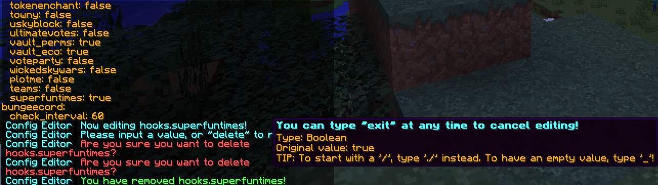 ConfigEditor | SpigotMC - High Performance Minecraft Software