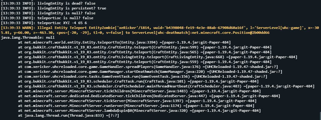 Solved - Illegal Entity Teleport | SpigotMC - High Performance Minecraft Community