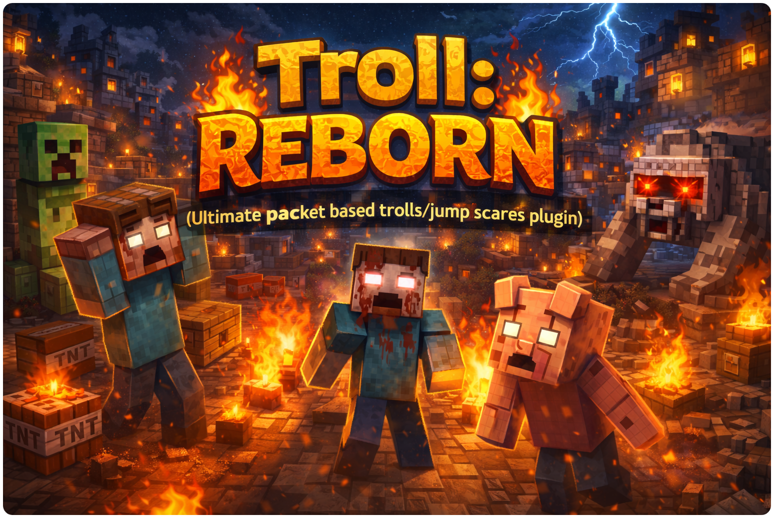 Troll: Reborn [Packet based trolls/jump scares plugin] (50+ Trolls ...