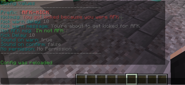 [Spigot] - AFK Kick - 100% Configurable - Open Source | SpigotMC - High ...