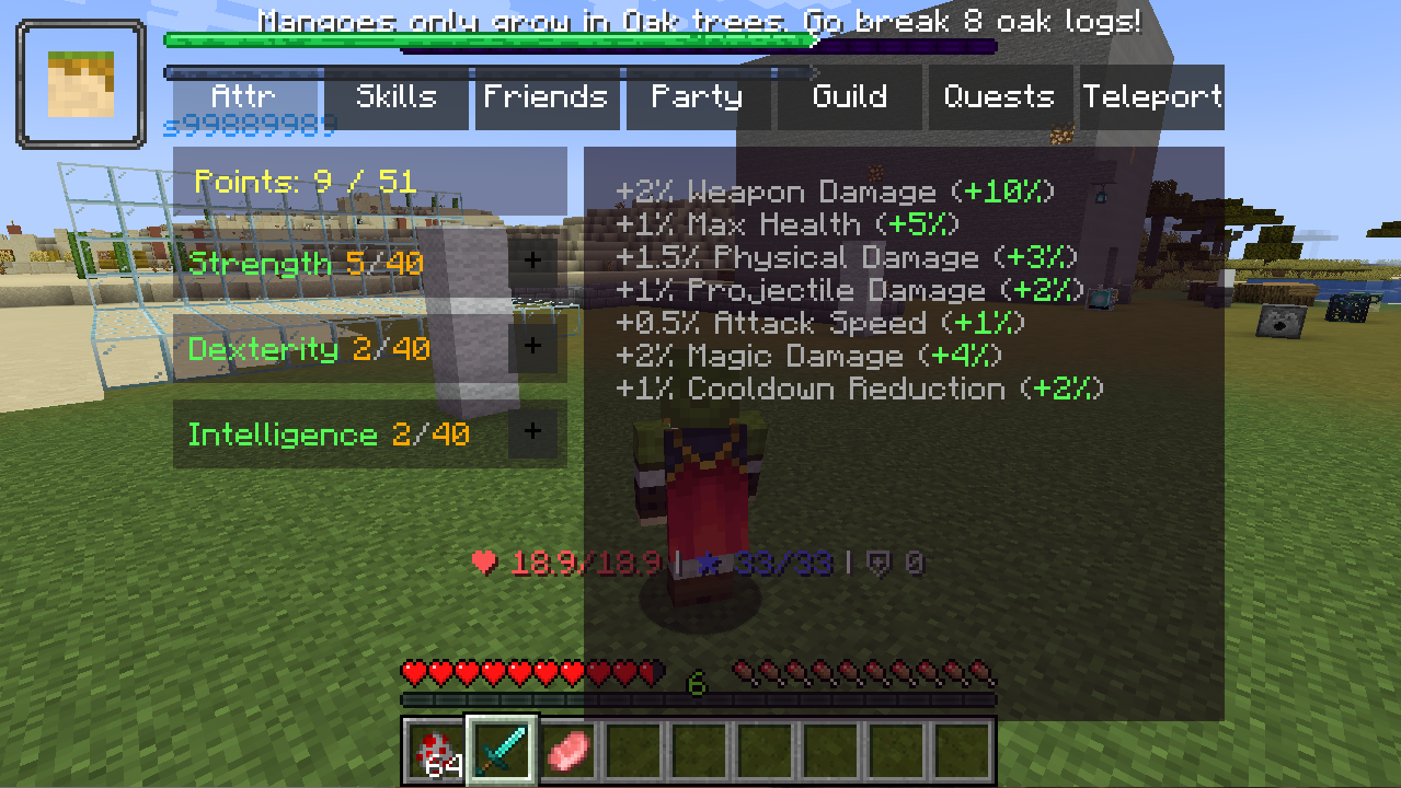 MMOCoreGUI | SpigotMC - High Performance Minecraft Community