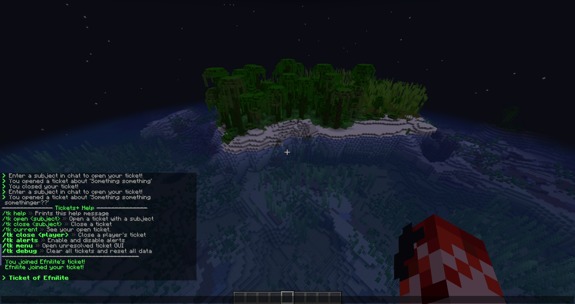 Tickets Skript Ticket System | SpigotMC - High Performance Minecraft ...