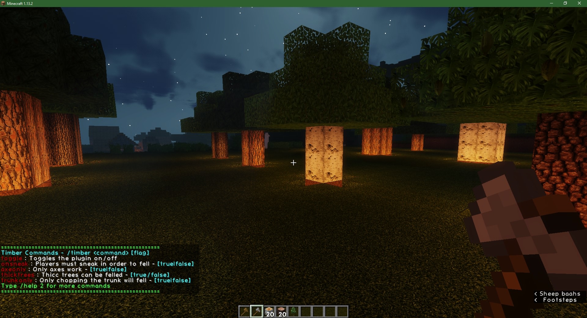 Timber | SpigotMC - High Performance Minecraft Community