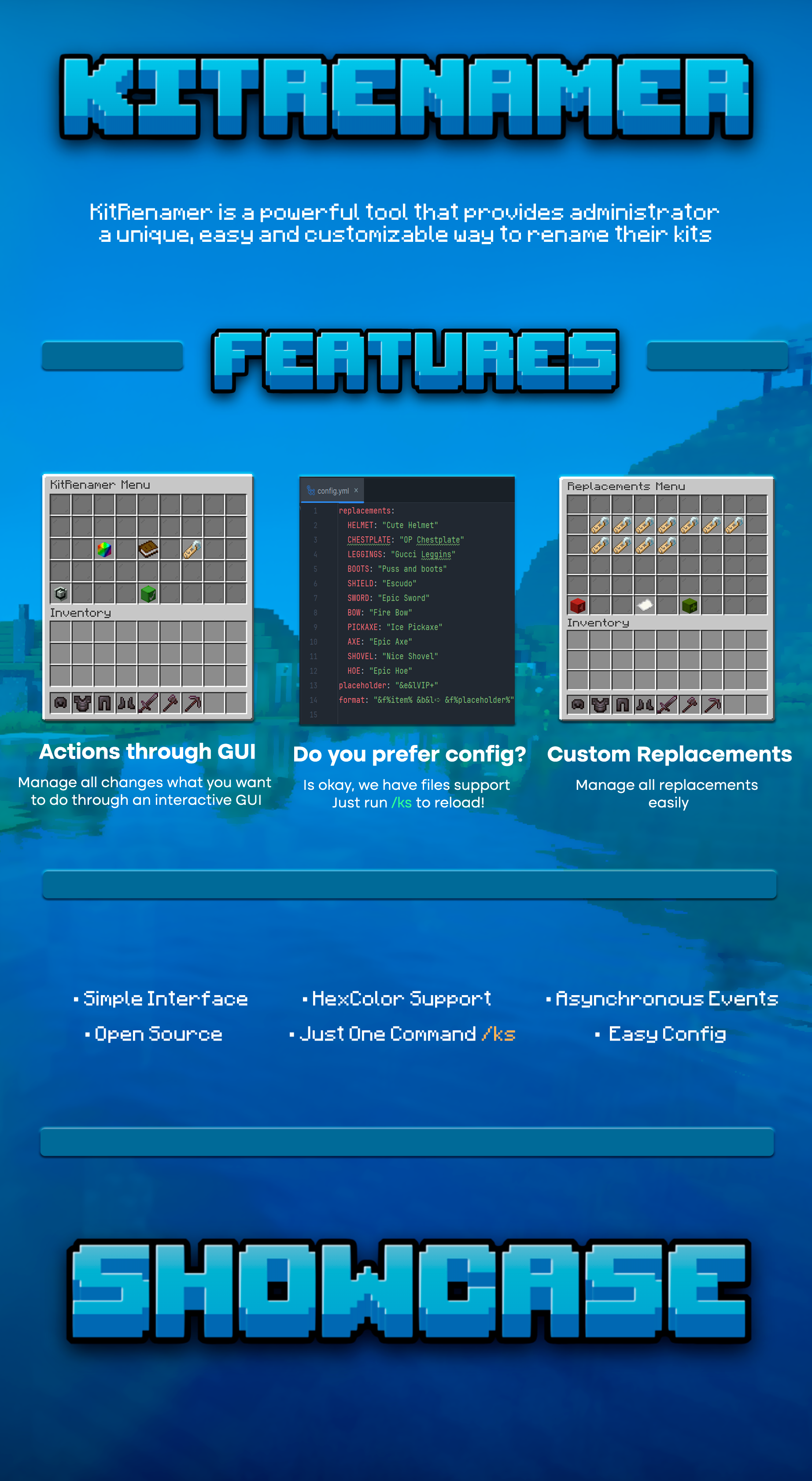KitRenamer | Rename all your objects with one click! ️ | SpigotMC ...