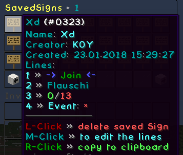 Advanced Sign Edit | | SpigotMC - High Performance Minecraft Community