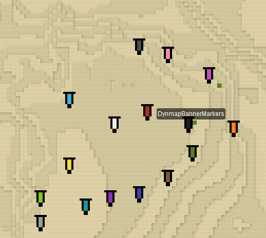 DynmapBannerMarkers - Create Markers by Placing Named Banners ...