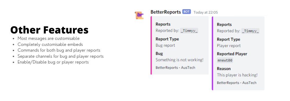 BetterReports | Discord Support | SpigotMC - High Performance Minecraft ...