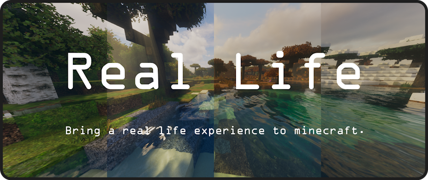 ⛺️ Real Life ️ (Realistic minecraft) ☘️ [1.19.2 - 26.2] ☀️ | SpigotMC ...