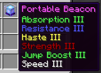 PortableBeacons | SpigotMC - High Performance Minecraft Community