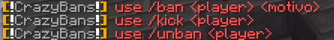 (CrazyBans) Plugin de BAN - (Testes) - Support TwitterAPI | SpigotMC ...