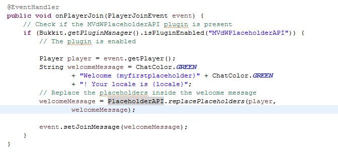 MVdWPlaceholderAPI | SpigotMC - High Performance Minecraft Software
