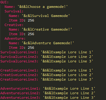 Gamemode GUI | SpigotMC - High Performance Minecraft Community