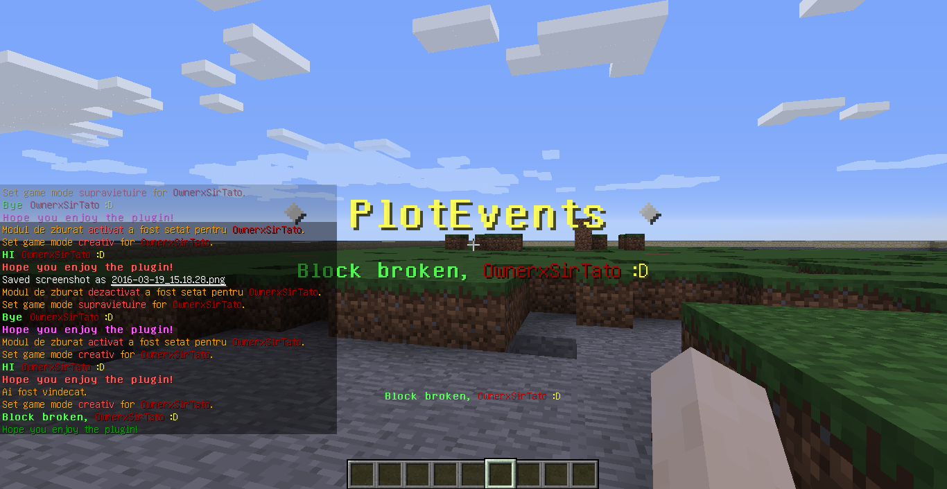 PlotEvents | PlotSquared Addon 1.9 | SpigotMC - High Performance Minecraft Community