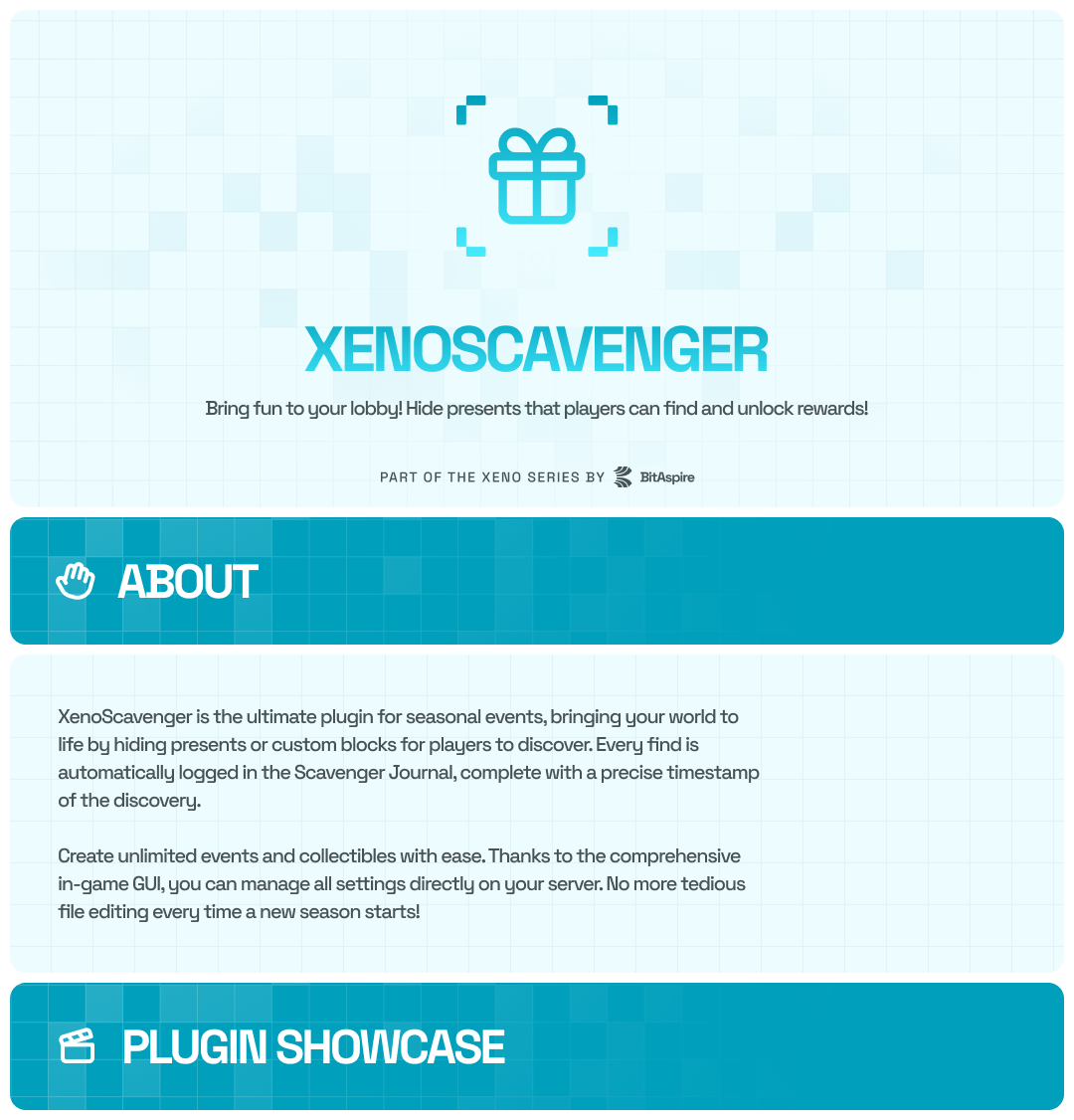 XenoScavenger - Hunt Hidden Blocks & Heads「1.16 - 1.21」[20% SALE ...