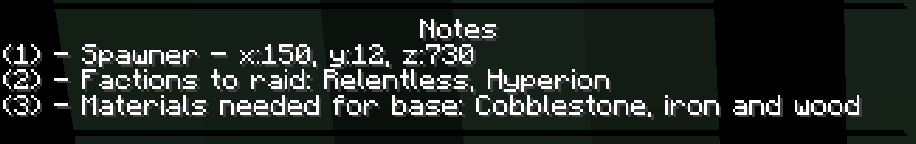 Notepad | SpigotMC - High Performance Minecraft Software