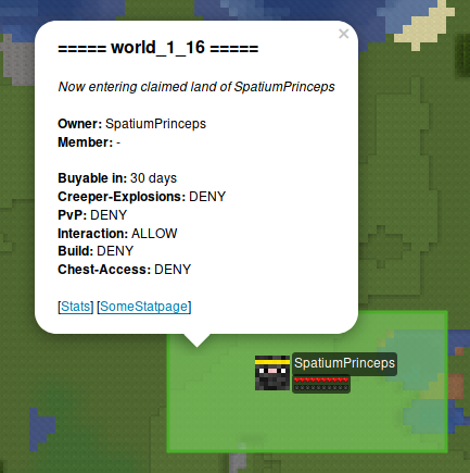 LandLord Dynmap | SpigotMC - High Performance Minecraft Community