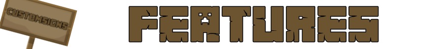 CustomSigns | SpigotMC - High Performance Minecraft Software